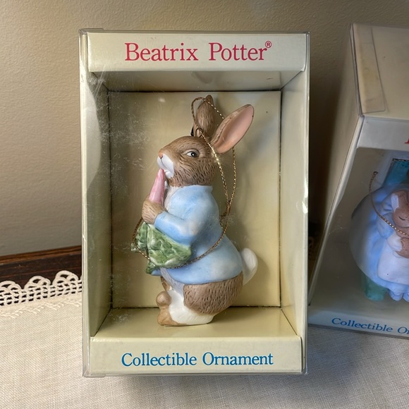 Schmid | Holiday | Beatrix Potter Peter Mrs Rabbit Collectible ...